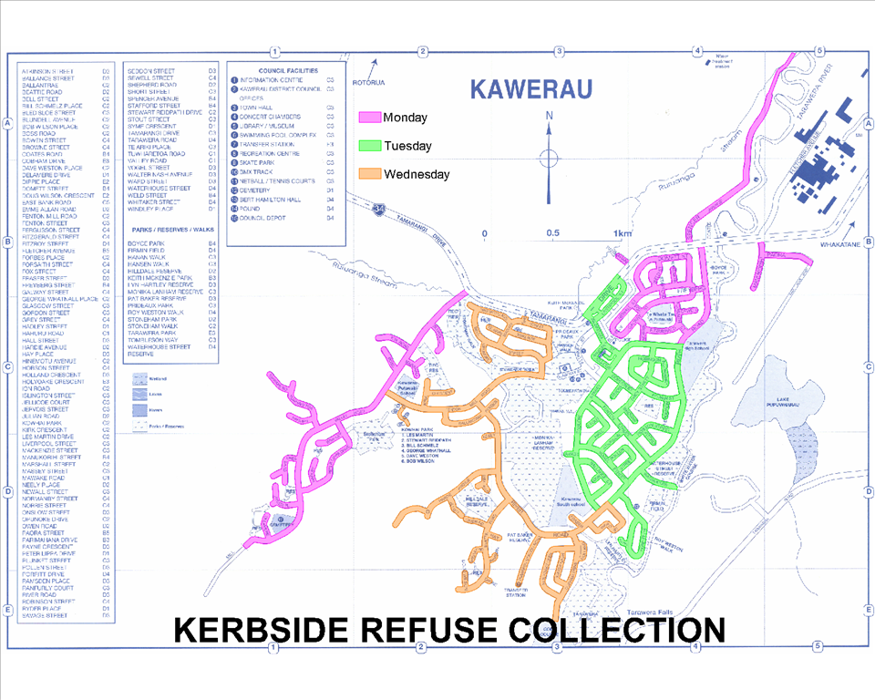 Waste Collection Day Search | Kawerau District Council